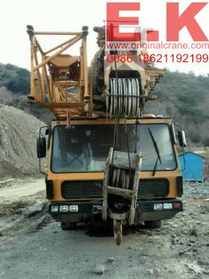 China 80 TON KRUPP AT CRANE hydraulic truck mobile crane (KMK4080) for sale