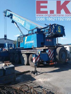 China 180ton Used Grove hydraulic mobile truck crane jib crane lifting equipment (GMK5180) for sale