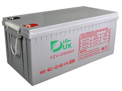 China Dux Battery AGM battery 12V 250AH lead acid battery VRLA battery long life battery seal acid maintenance free battery for sale