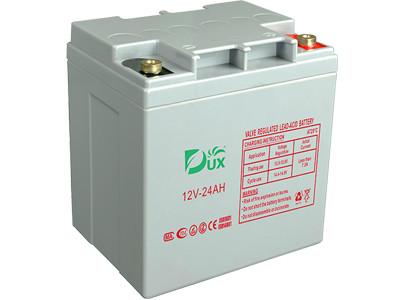 China Dux Battery AGM battery 12V 24AH26AH lead acid battery VRLA battery long life battery seal acid maintenance free battery for sale