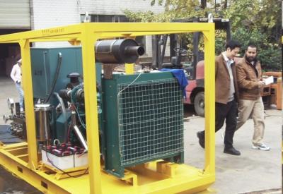 China 90kw 850bar Máquina de hidroflujo Hidroflujo para la eliminación de pinturas de óxido en venta