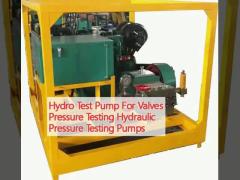 Bomba hidráulica de la prueba para las bombas de prueba de la presión hydráulica de la prueba de presión de las válvulas