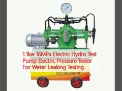 bomba elétrica do teste de 1.1kw 16MPa verificador elétrico da pressão da hidro para o teste de impermeabilidade da água