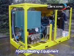 100L/Min 700bar Hydro Blaster voor het verwijderen van wegmerken