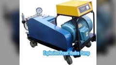 Explosion Proof Hydro Test Pump Pressure Testing