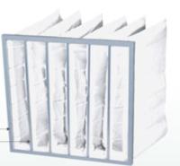 China Non Woven Fabric Medium Pocket Air Filter High Efficiency 5 Micron for HVAC Systems for sale