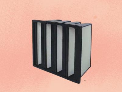 China V Type Combined Compact Folding G4 Air Conditioning Hepa Filters for sale
