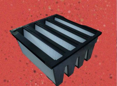 China V Type Combined Compact Folding G4 Air Conditioning Hepa Filters for sale