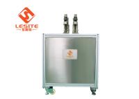 China Double End Inner Frame Binding 6.5-7pa Air Filter Manufacturing Machine 700×380×800mm 122kg for sale
