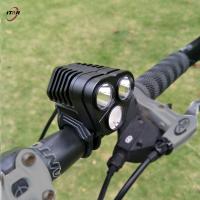 China High Lumens Bike LED Flashlight Rechargeable Triangular Waterproof for sale