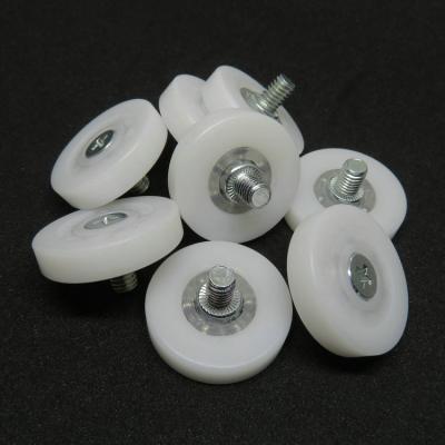 China DR30C1L8 30mm desk drawer roller M6x30x7mm File Cabinet Roller DR30 DR-30 for sale