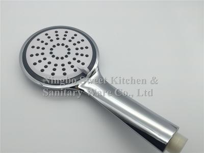 China New style ABS plastic three function chromed finished shower hand spray shower sanitary ware for sale