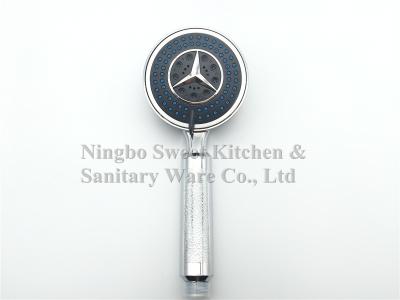 China ABS material chromed shower hand spray shower classic model shower head bathing for sale
