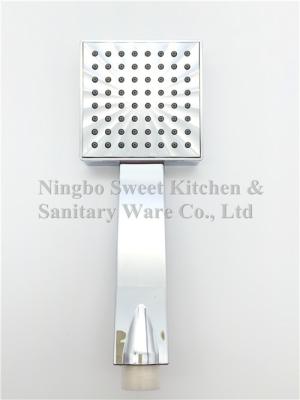 China High quality Double face ABS Chrome plating single function shower hand square rain shower kit for sale
