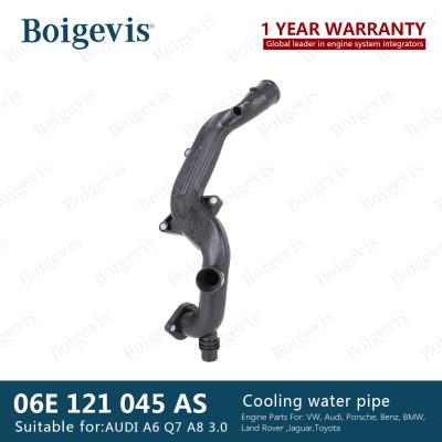 China Original quality Cooling water pipe 06E121045AS For vw Audi A6 Q7 A8 3.0 for sale
