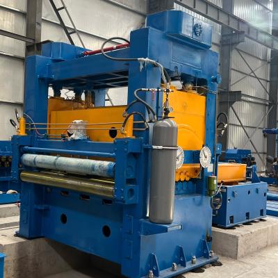 China 35T Spiraalgewicht Automatische stalen spoel snijlijn Onrolling leveling scheermachine Te koop
