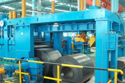 China Linha de produção de cisalhamento móvel de descolagem de bobinas metálicas com elevada produtividade à venda