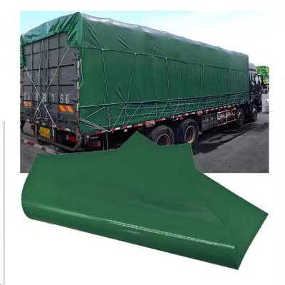 China Heavy Duty 100% Polyester 650gsm PVC Tarpaulin , Waterproof PVC Tarp 1000D 20X20 for sale