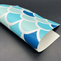 China HLSPL010 1.5mm PVC Swimming Pool Liner with Fish Scale Print Pattern - Anti-Static & UV Resistant for sale