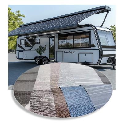 China 450gsm Rv Caravan Awning Replacement PVC Coated Vinyl Fabric for Rv Awning for sale