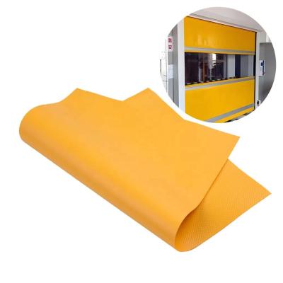China PVC Coated Polyester Tarpaulin Fabric for Industrial High Speed Door for sale