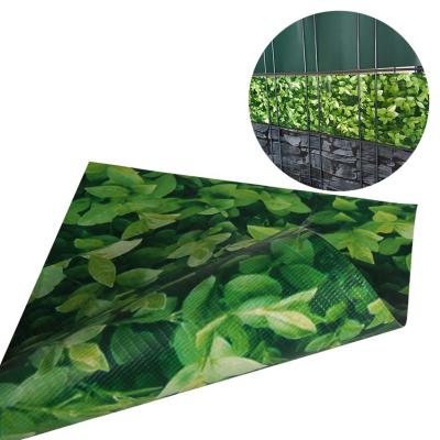 China PVC Fence Fabric Suppliers Waterproof Durable Weather Resistance Fence Garden Privacy Screen for sale