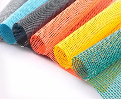 China Durable Breathable Pvc Mesh Thick Fabric Spray Painting Pvc Mesh Fabric for Outdoor Furniture for sale