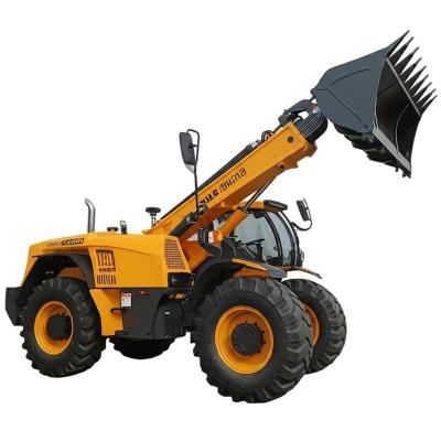China 2900mm Dumping Height and 5.4m Max Lifting Height Telescopic Wheel Loader with 4 Ton Rated Load for sale