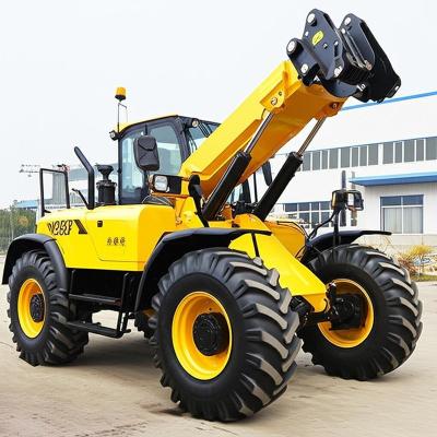 China Heavy-Duty Telescopic Wheel Loader with 3 Reverse Gears 2900mm Dumping Height and 500 Kg Maximum Load Capacity for sale