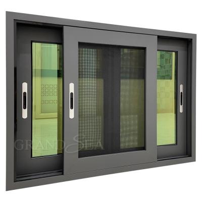China Brunei Aluminium Sliding windows and Doors Frame Design for sale
