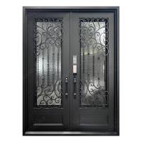 Quality Modern Screen Main Entry Rod House Storm Security Black Single Double Modern for sale