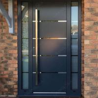 Quality Modern Design Foshan Aluminum Pivot Entrance Door for Residential Main Entry for sale