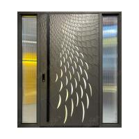 Quality Italian Front Door Design Villa Pivot Entrance Security Luxury Front Pivot Door for sale