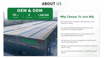 China Factory - Guangzhou Mq Acoustic Materials Co., Ltd