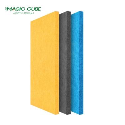 China 1220*2420mm 3D Polyester Fiber Acoustic Panel Eco Friendly for Meeting Room for sale