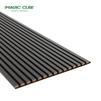 China Customized Pattern 27-13/35-15 Polyester Fiber Acoustic Panel for Interior Wall Paneling for sale