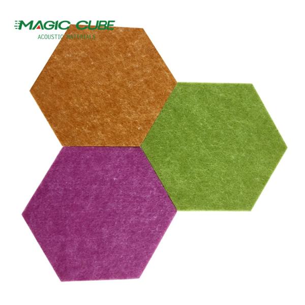 Quality High Density Fire Retardant Polyester Fiber Acoustic Board For Modern Space for sale