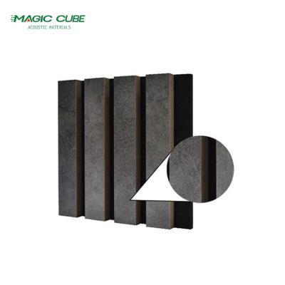 China Custom Pattern Wooden Acoustic Slat Eco-friendly Soundproofing for Office Building for sale