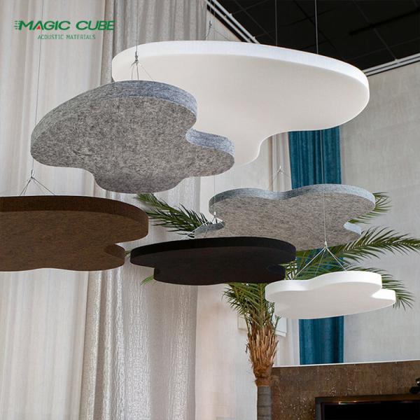 Quality Polyester Fiber Sound Dampening Ceiling Tiles Decorative Design for Hotel for sale