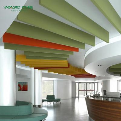 China 3700G/M2 Density Acoustic Ceiling Cloud Heat Insulation And Dustproof for sale