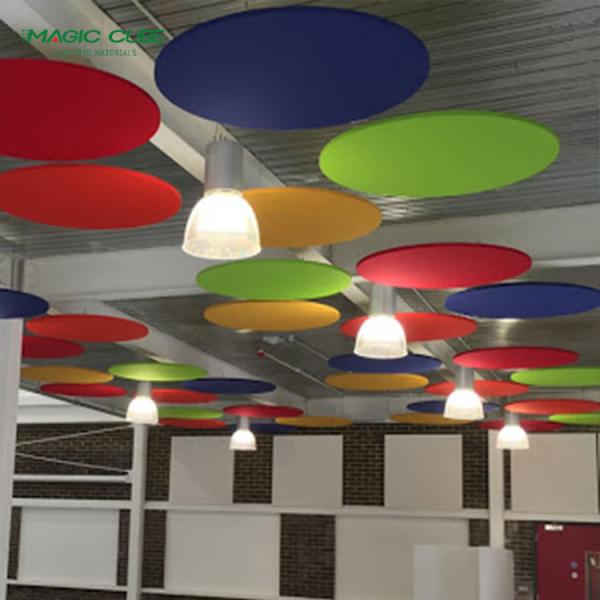 Quality 500mm Black Sound Absorbing Ceiling Panels for Customized Soundproofing for sale