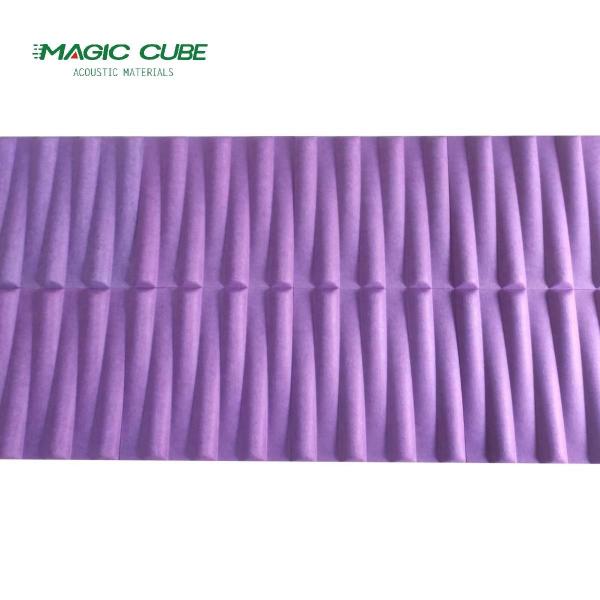 Quality Polyester Fiber Soundproof 3D Wall Panels For Bass Insulation And Padding for sale