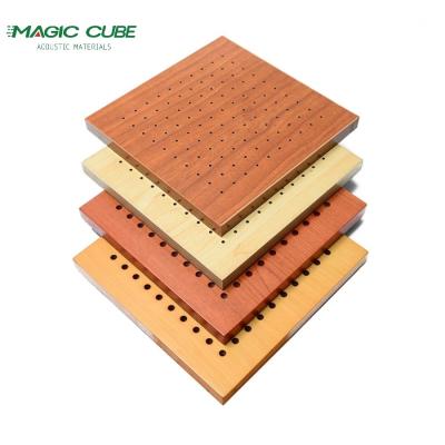 China Black Fireproof Tissue Melamine Finish Wall Acoustic Panel for Steel Keel Installation for sale