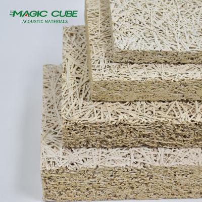 China Quick Installation Wood Wool and Cement Square Acoustic Panel with Fireproof Design for sale