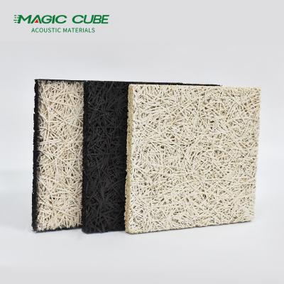 China Environmentally Friendly 15mm/20mm/25mm/35mm Wool Ceiling Panels for Indoor Installation for sale