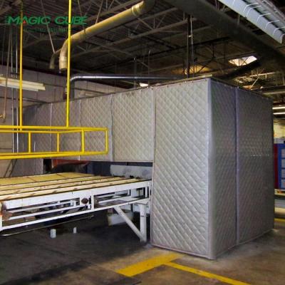 Cina 2023 Dimensioni personalizzate pannelli a parete insonorizzati con STC 17-27dB e bordo quadrato in vendita