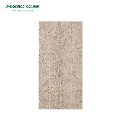 China 2440mm*1220mm Panel acústico de lana de madera resistente al fuego para diseño industrial en venta