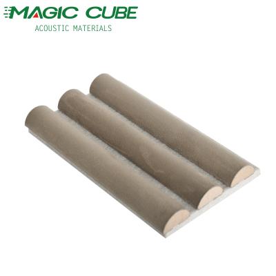 중국 소음 감소를 위해 고급 스웨이드 피니쉬가 있는 우아한 목재 슬레이트 패널 판매용