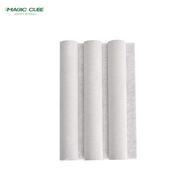 China Wall Sound Absorption Fire Retardant Sustainable Suede Wrapped Acoustic Panel for sale