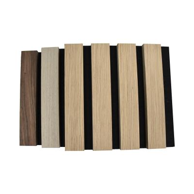 중국 환경 친화적 건축물 아쿠스틱 나무 벽 패널 2400 2400mm 길이 아쿠파넬 나무 판매용